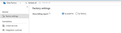 Azure Datafactory Show Billing Report Is Always Set By Factory When Deploy Arm Of Data Factory