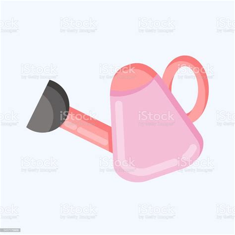 아이콘 급수 냄비 정원 기호에 적합합니다 플랫 스타일 편집 가능한 간단한 디자인 디자인 템플릿 벡터 간단한 그림 0명에 대한 스톡 벡터 아트 및 기타 이미지 Istock