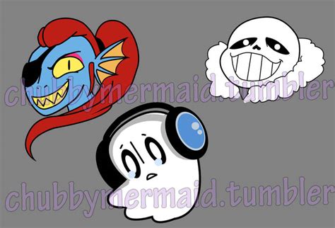 Undertale Emotes By Chubbymermaid Tumblr On Deviantart