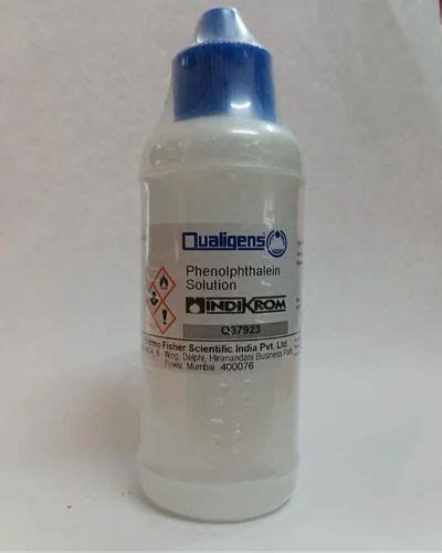 Phenolphthalein Indicator Solution Grade Lab Grade Purity 99 At