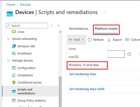 Intune Setting Registry Keys With Startup Scripts