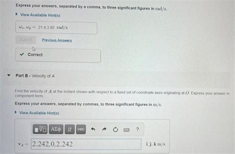 solved learning goal to determine the linear and angular