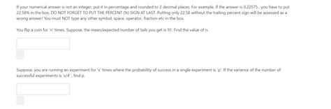 Solved If Your Numerical Answer Is Not An Integer Put It In Chegg