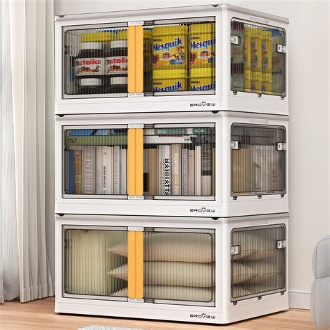 Storage Bins With Lids 21 Gal Collapsible Storage Bins