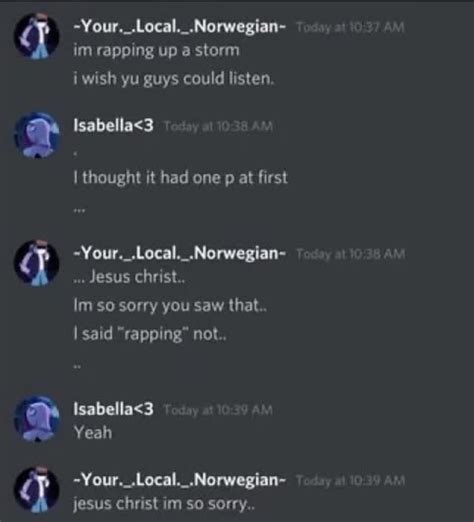 Im Rapping Up A Storm Discord Meme