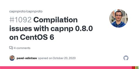 Compilation Issues With Capnp 080 On Centos 6 · Issue 1092