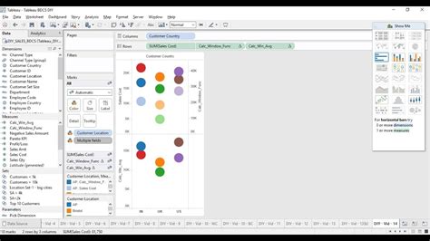 Tableau Do It Yourself Tutorial Window Functions Diy 14 Of 50 Youtube
