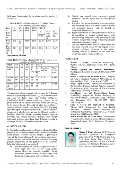 Seismic Pounding Between Adjacent Building Pdf Civil Engineering