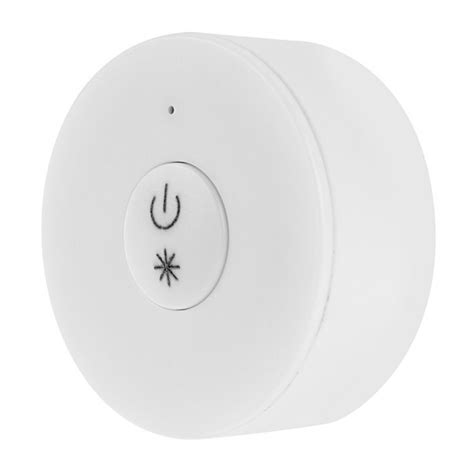 Mini RF Single Color Push Button LED Dimmer Switch W Magnetic Base For EZ Dimmer Controller EZD