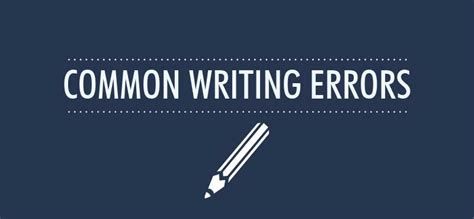 8 Common Writing Errors In Business Writing Infographic