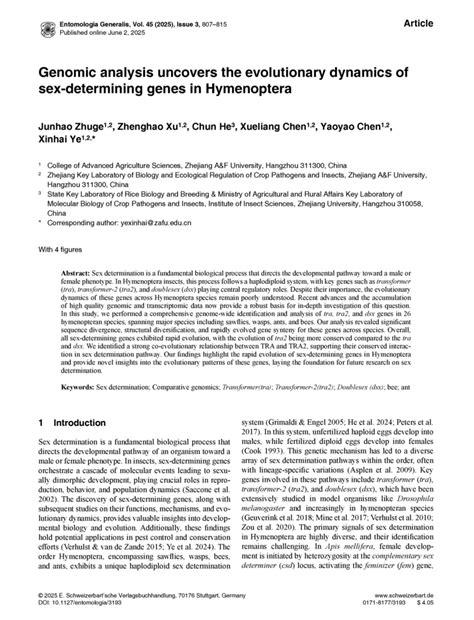 Genomic Analysis Uncovers The Evolutionary Dynamics Of Sex Determining Genomic Analysis Uncovers The Evolutionary Dynamics Of Sex Determining