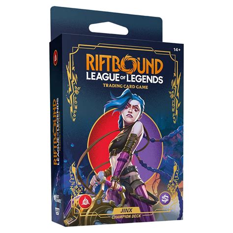Riftbound League Of Legends Tcg Origins Champion Deck Jinx