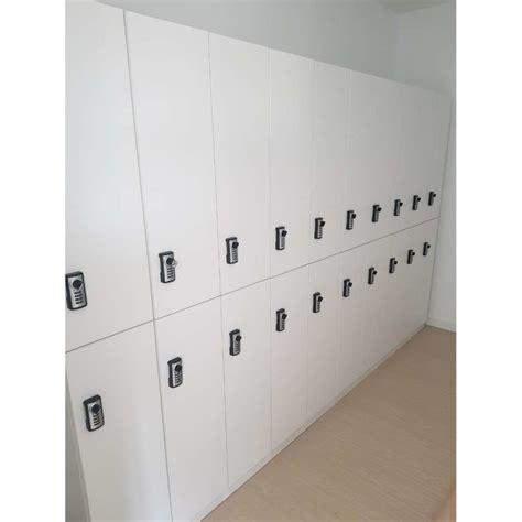 Lpm 무광 화이트 2단 캐비닛 캐비넷 락카장 락커