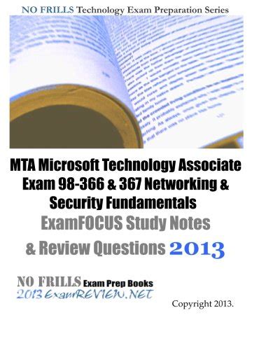 Mta Microsoft Technology Associate Exam 98 366 And 367 Networking
