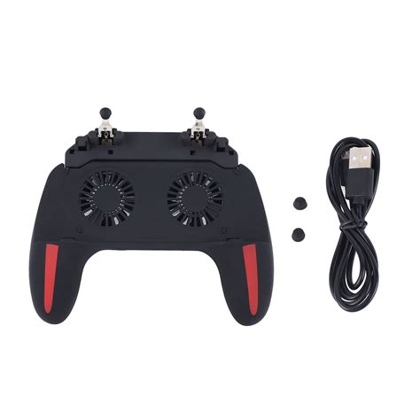 Mobile Game Controller With Cooling Fan Quiet Operation Gaming Grip