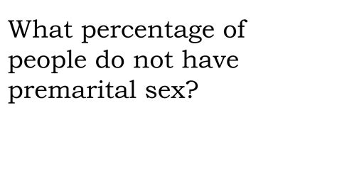 Pre Marital Sex Pptx