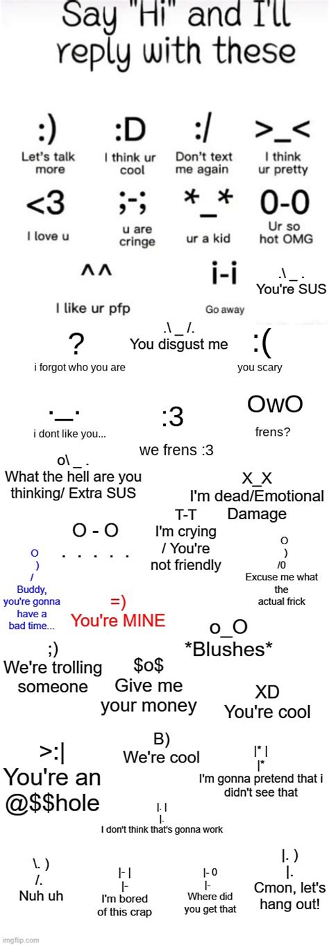 Say Hi And Ill Reply With These Mega Extended Blank Template Imgflip