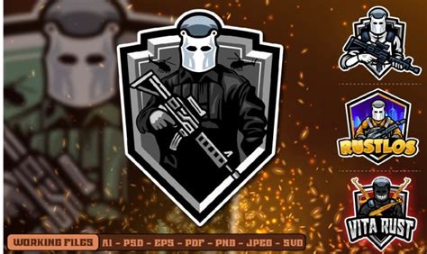 Create Amazing Rust Server Logo For Discord Server And Icon By Your