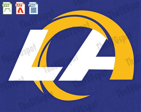 La Rams Logo Svg Free Los Angeles Rams Logo Vector Zcgk