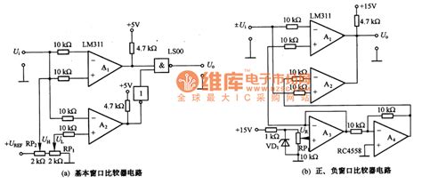 A Window Comparator Circuit Made By LM Basic Circuit Circuit Diagram SeekIC Com