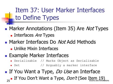 ppt effective java chapter 6 enums and annotations powerpoint