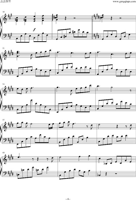 鸑鷟BGM 暖阳 动漫 钢琴谱 歌谱 简谱 五线谱