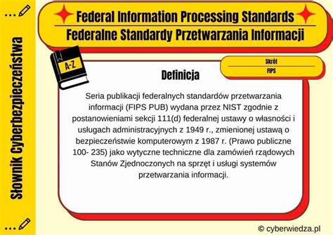 Federal Information Processing Standards Cyberwiedza Pl
