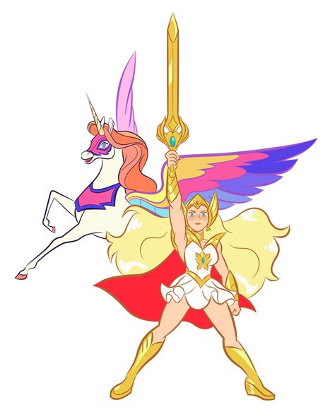 Classic She Ra And Swift Wind In 2018 Style By Riderb0y On Deviantart