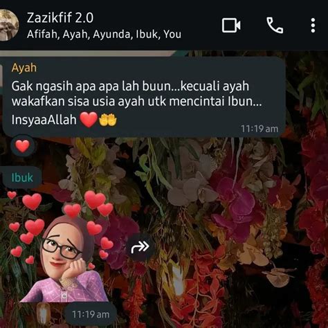 6 Chat Romantis Ayah Ibu Di Grup Keluarga Ini Bikin Senyum Tak Kalah Dari Abg Hot