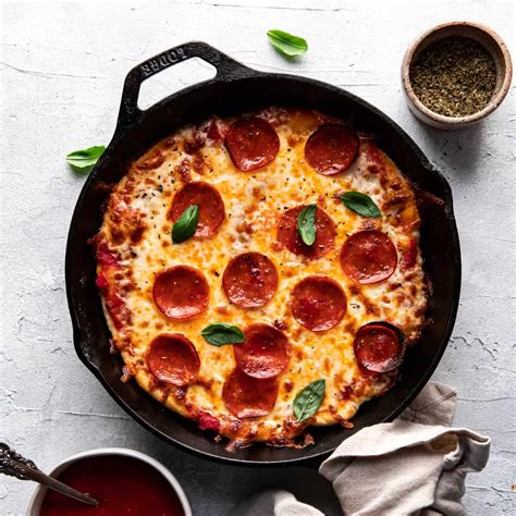 The Best Cast Iron Skillet Pizza 30 Minute Modern Crumb