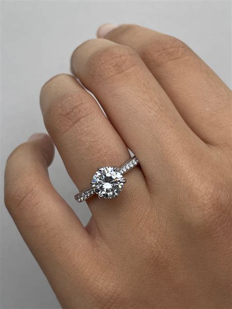168ct Round Brilliant Cut Diamond Solitaire Ring G Collins And Sons