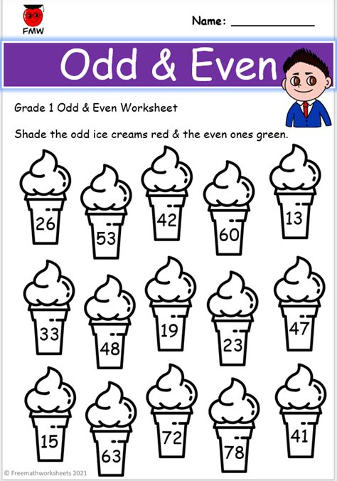 Even And Odd Numbers Worksheets For Grade 1 K5 Learning Worksheets