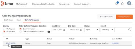 How To Follow A Defect From The Case Management Console On Bmc Support Central Knowledge