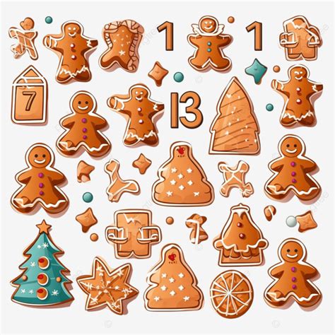 교육 수학 게임은 크리스마스 진저브레드의 수를 계산합니다 얼마나 수학 게임 세다 Png 일러스트 및 이미지 에 대한 무료
