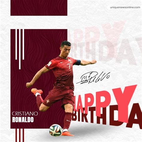 Happy Birthday Cristiano Ronaldo Top Wishes Quotes Greetings Images