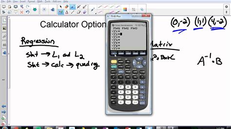 How To Find A Quadratic Equation On Graphing Calculator Tessshebaylo