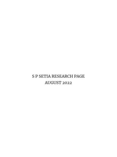 s p setia deep dive pdf mergers and acquisitions malaysia