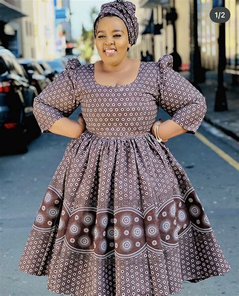 Nude Shweshwe African Traditional Dresses African Traditional My Xxx