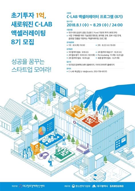 대구창조경제혁신센터 스타트업 액셀러레이팅 C Lab 8기 모집 나선다 전자신문