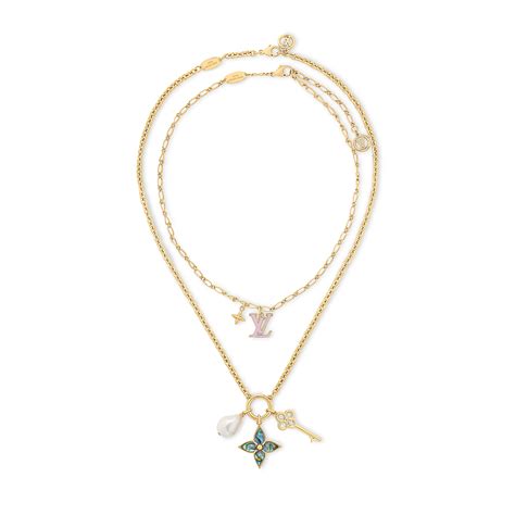 Lv Layer Color Necklace S00 Fashion Jewellery Louis Vuitton