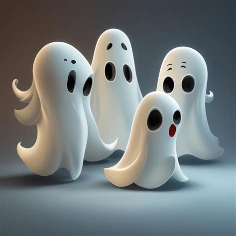 Premium Photo Cute Chilling Haunting Ghost Background