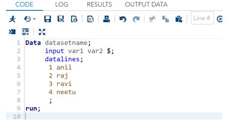 Anything And Everything About Data Science Free Sas Tutorials Dataset Creation