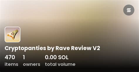 Cryptopanties By Rave Review V2 Collection Opensea