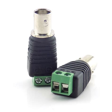 Adaptador Conector Bnc Femea Com Borne Para Cftv Shopee Brasil