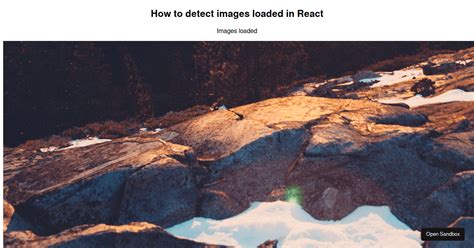 Useonloadimages Hook Codesandbox