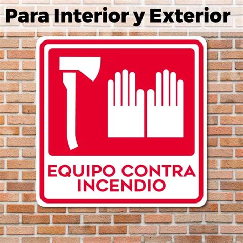 Señalamiento Letrero Señaletica Equipo Contra Incendio 20x20