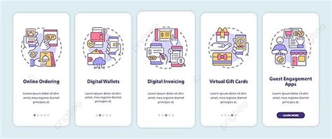 Contactless Solution Examples Onboarding Mobile App Screen Banner Template Download On Pngtree