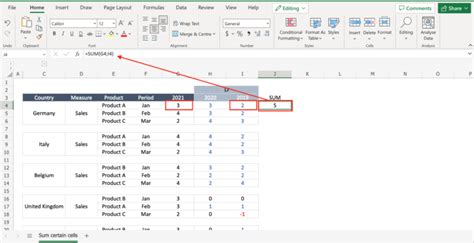 How Do You Sum Only Certain Cells In Excel SpreadCheaters