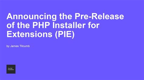 The Php Foundation On Linkedin Announcing The Pre Release Of The Php
