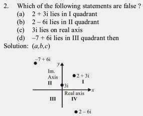 Mathematics Facts Concepts And Questions MCQ On Complex Numbers For JEE Mains
